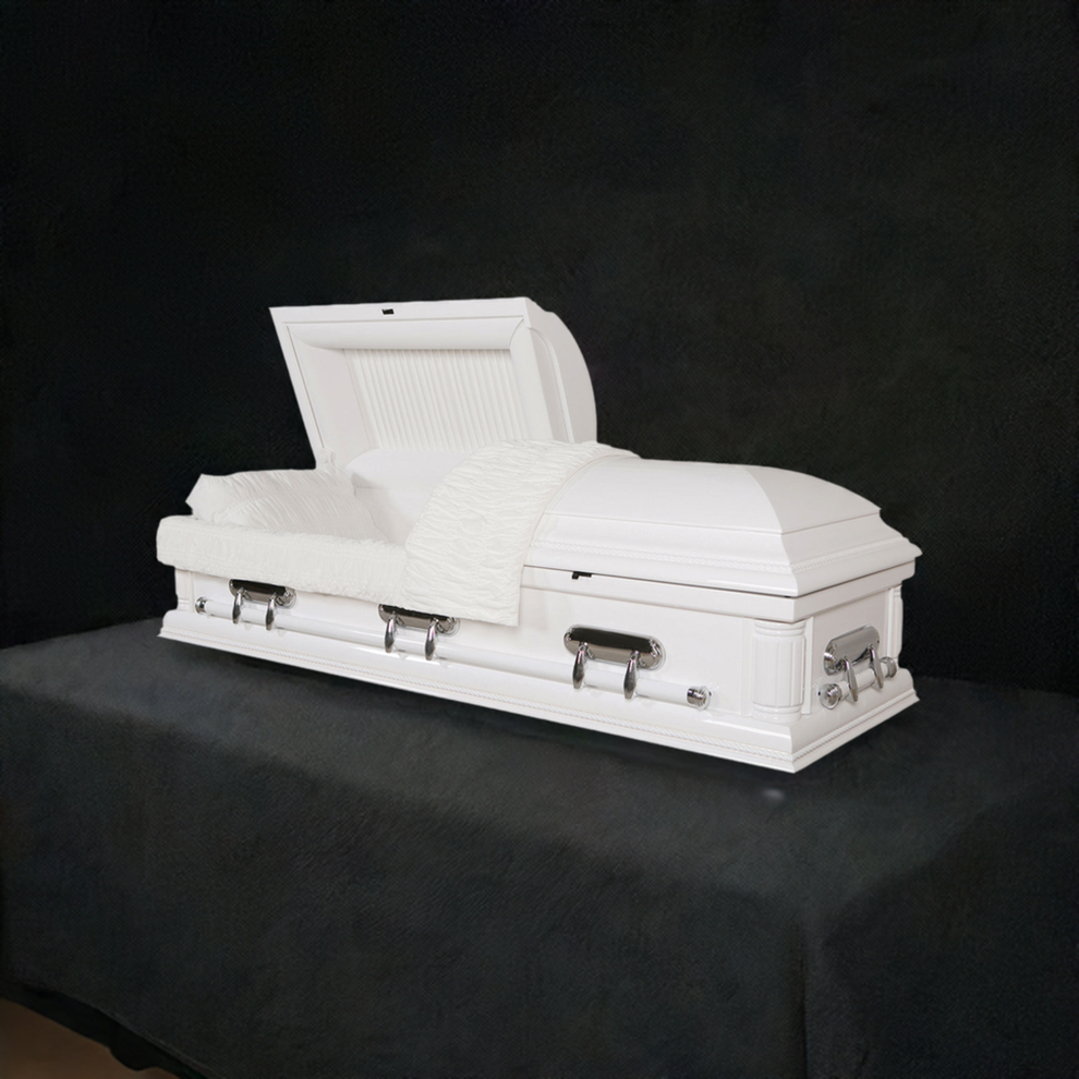 Australia - Cheap and Affordable Casket - Solid Poplar - White Finish ...